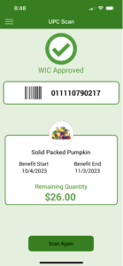 INWIC Mobile App Quick Reference Guide – Indiana Wic
