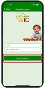 INWIC Mobile App Quick Reference Guide - Indiana Wic