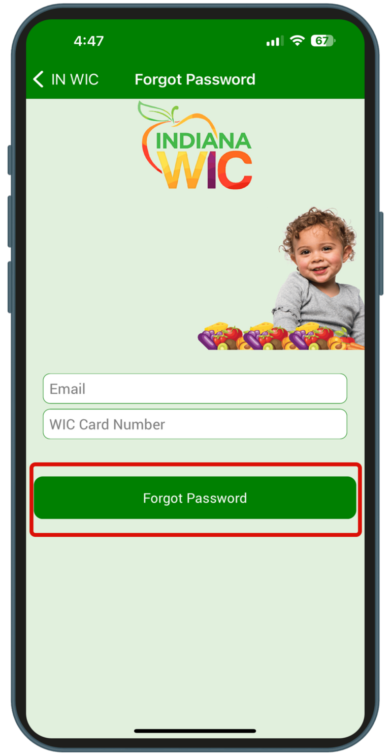 INWIC Mobile App Quick Reference Guide - Indiana Wic